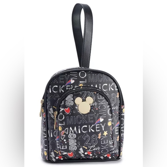 Disney | Bags | 467disney Mickey Black Mini Backpack | Poshmark